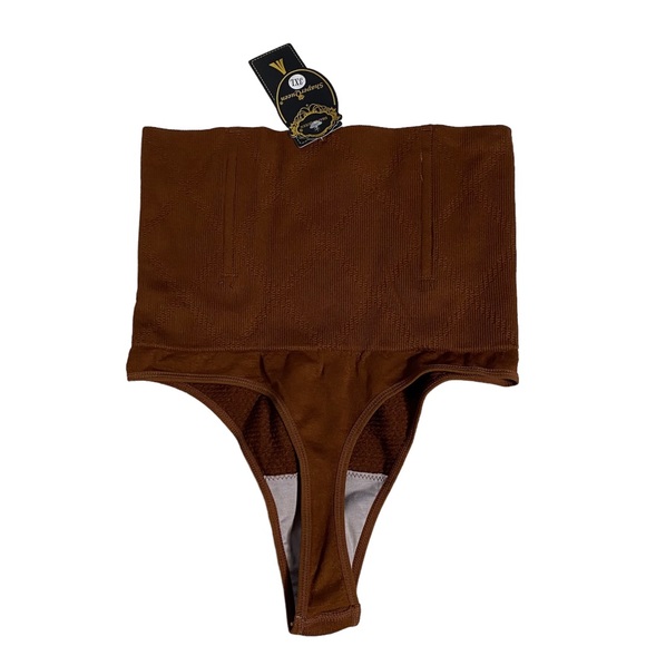 Shaper Queen | Intimates & Sleepwear | Nwt Shaper Queen Brown Thong ...